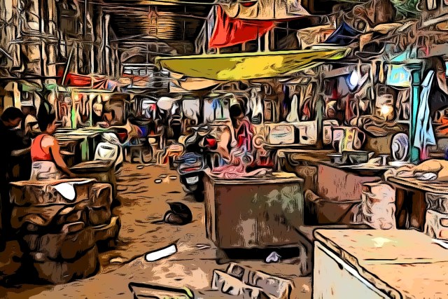 Cartoon market landscape – Zurkabuku